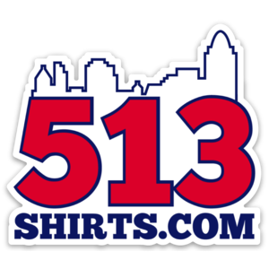 513shirts.com logo sticker