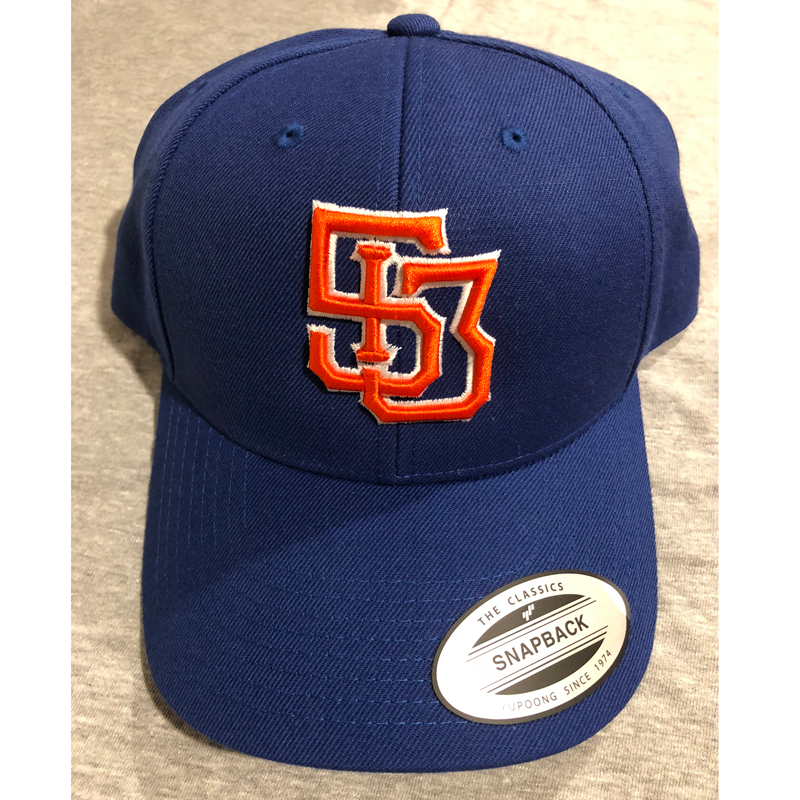 513 Monogram hat - royal/orange – 513shirts.com