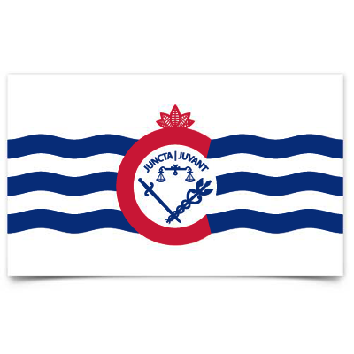 City of Cincinnati flag sticker – 513shirts.com