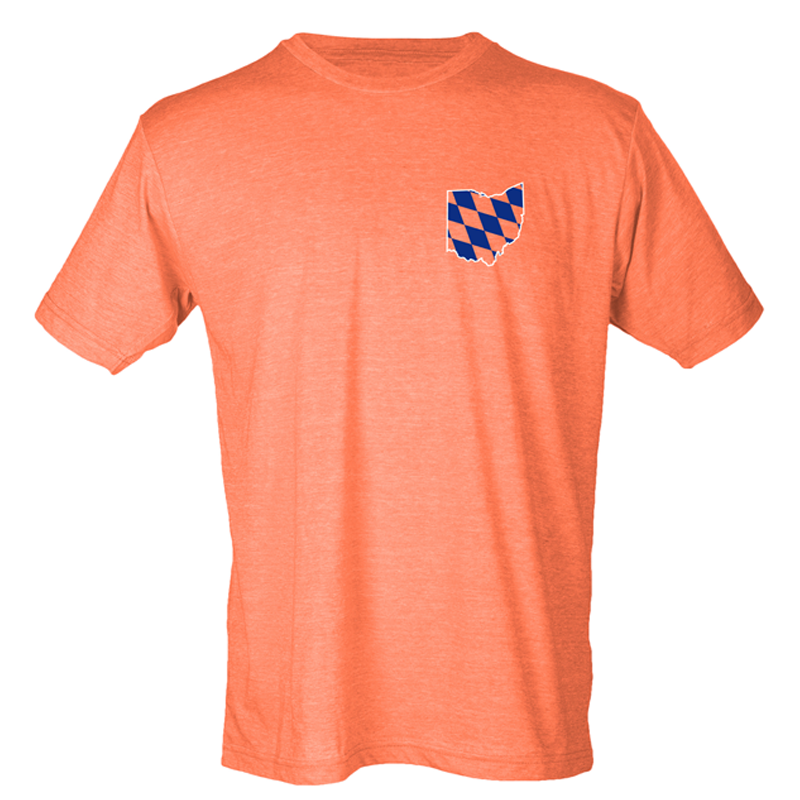Diamond Ohio tee - heather orange – 513shirts.com